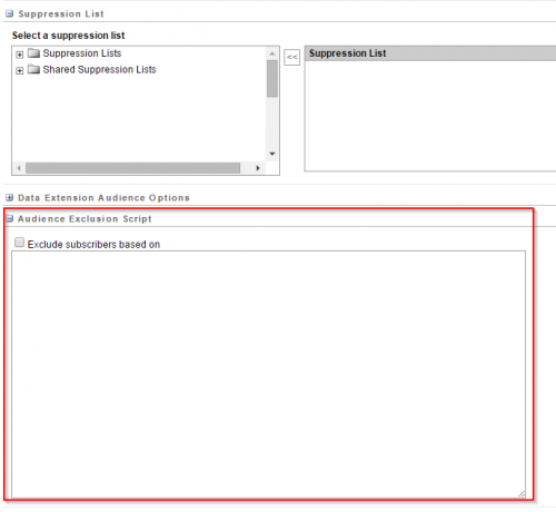 Exclude an email domain from a send - sprignaturemoves
